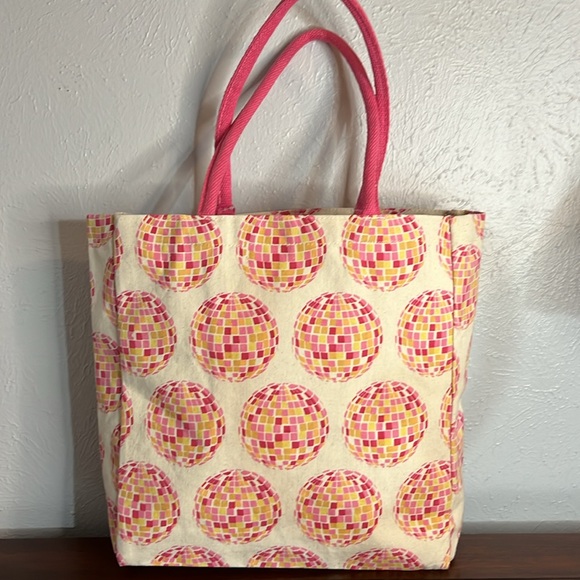 Eccolo | Bags | Nwt Canvas Disco Ball Tote | Poshmark